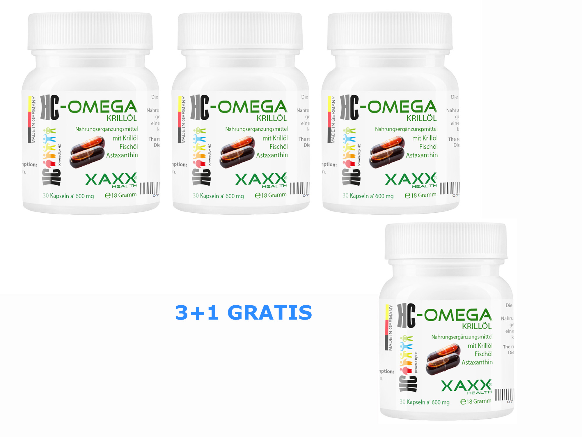HC-OMEGA Krillölkapseln 3+1 Aktion | Nahrungsergänzung | Nutrition ...